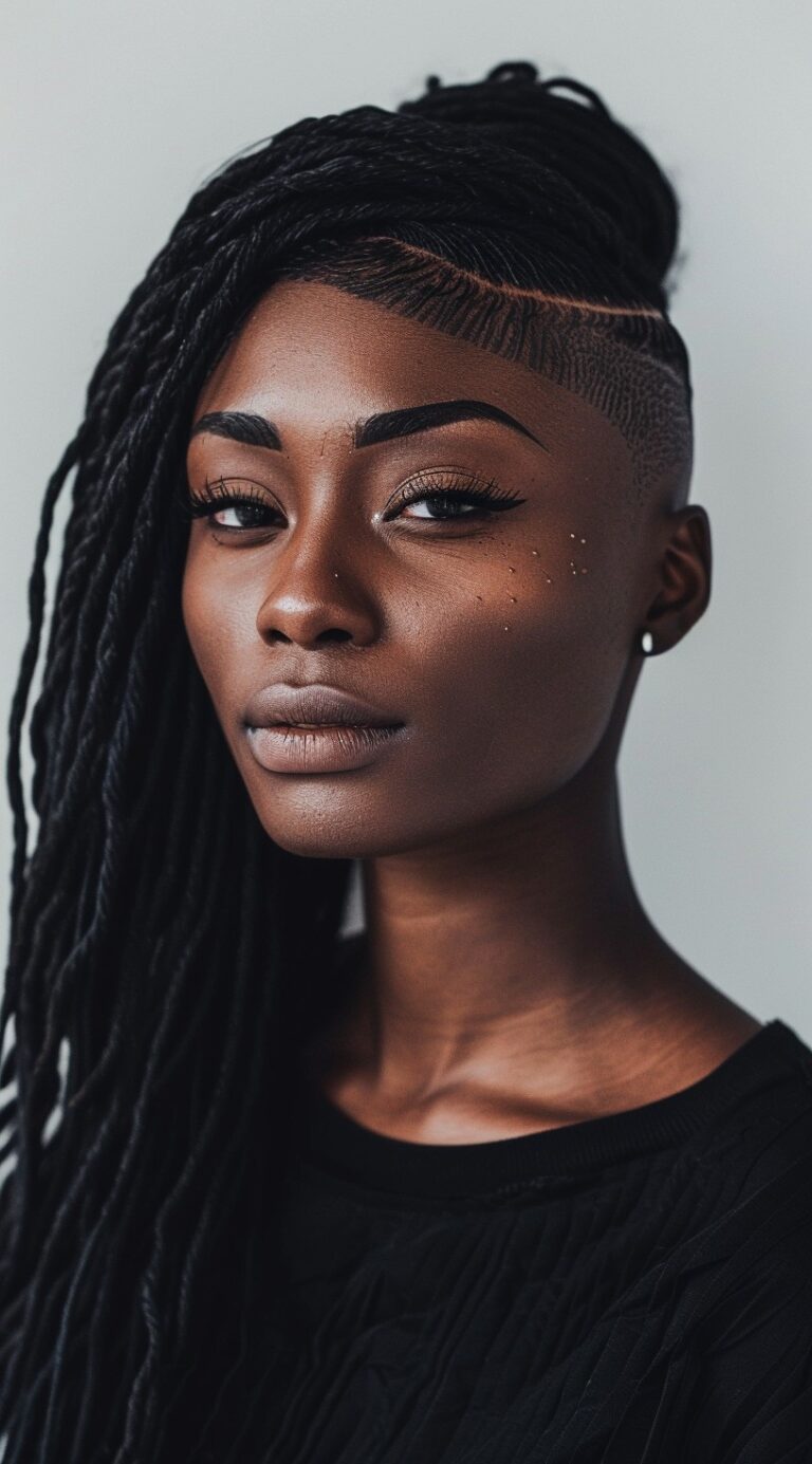 17 One Side Shaved Hairstyles for Black Women: Bold and Beautiful Ideas ...
