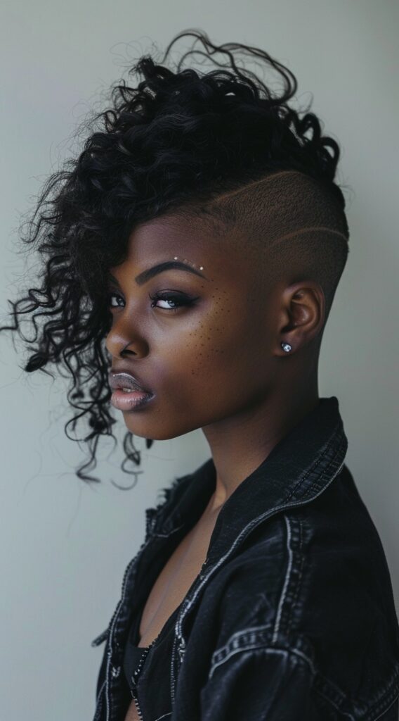 17 One Side Shaved Hairstyles for Black Women: Bold and Beautiful Ideas ...