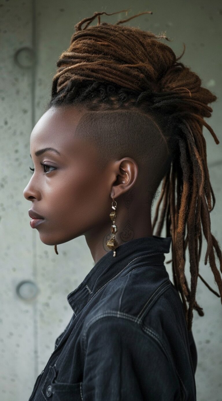 40 Locs with Undercut Women Hairstyles: Bold and Beautiful Ideas ...