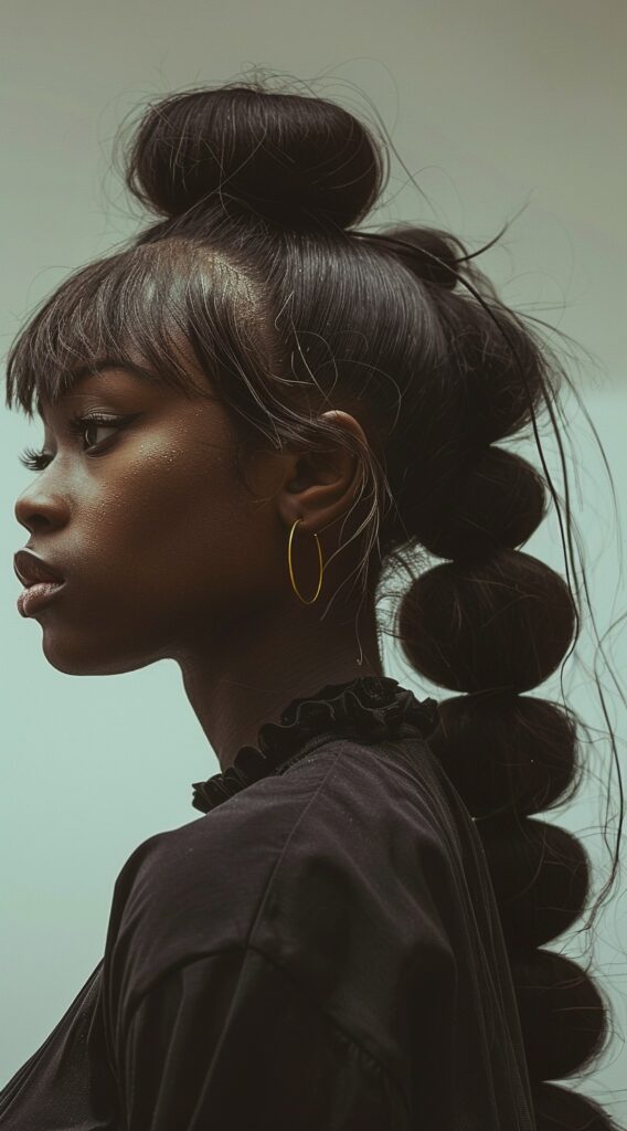 33 Weave Ponytail Hairstyles with Bangs: Chic and Modern Looks for ...