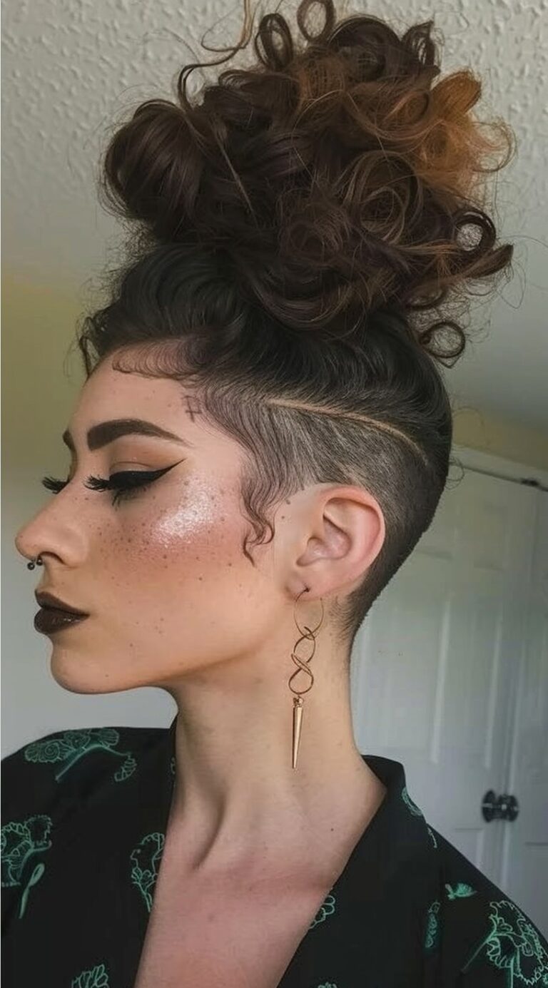 19 Long Curly Hair with Undercut Women Hairstyles: Stunning Ideas to ...