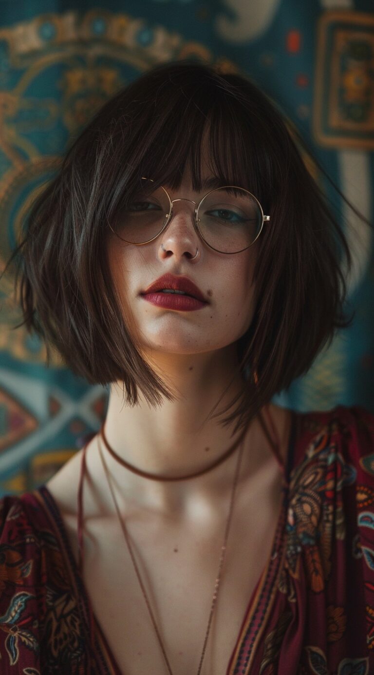 30 Short Hairstyles with Wispy Bangs: Trendy Ideas You'll Love ...