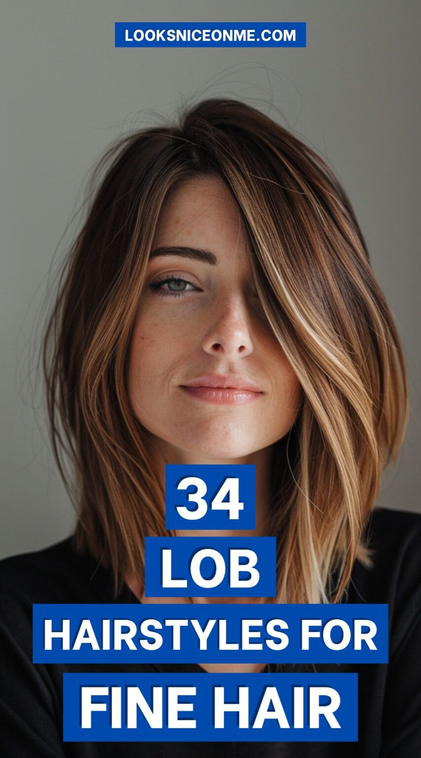 34 Lob Hairstyles for Fine Hair: Stylish and Voluminous Ideas ...