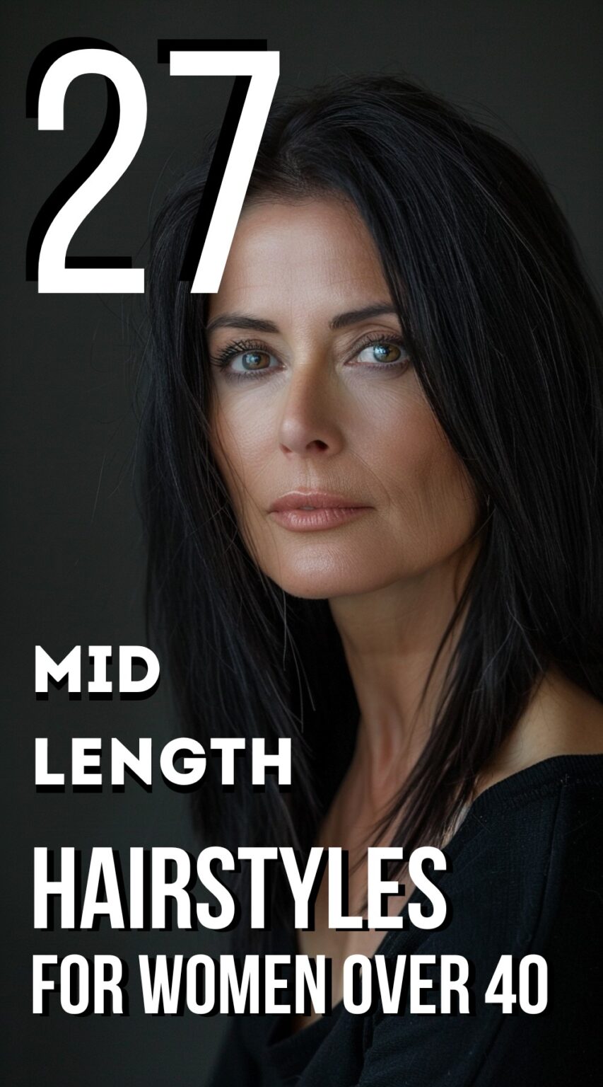 Mid Length Hairstyles Over 40: 31 Timeless and Trendy Ideas for Women ...