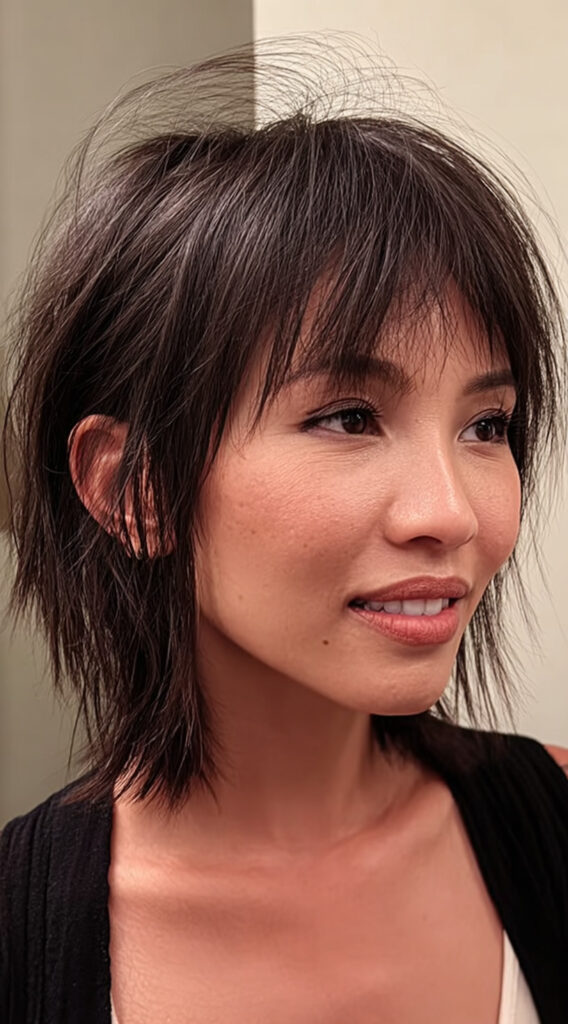 30 Short Hairstyles with Wispy Bangs: Trendy Ideas You'll Love ...