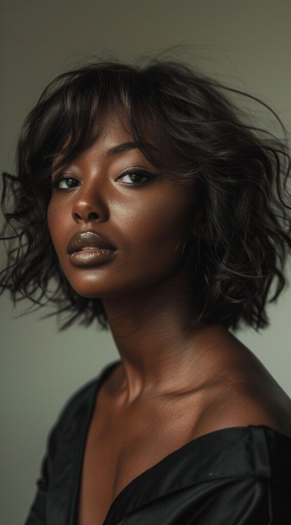 44 Bob with Bangs Hairstyles for Black Women: Modern and Stylish ...