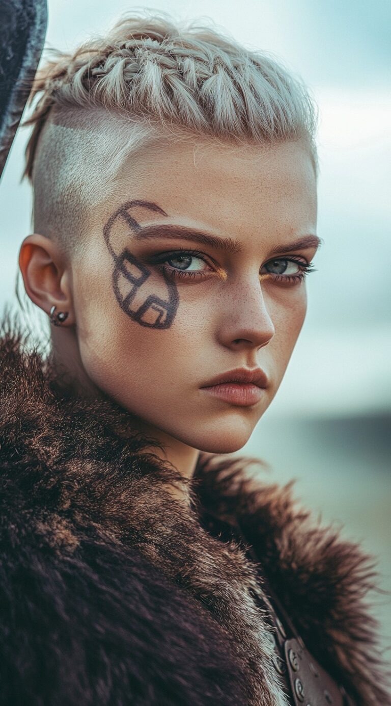 25 Viking Hairstyles for Women with Short Hair: Unleash Your Inner ...