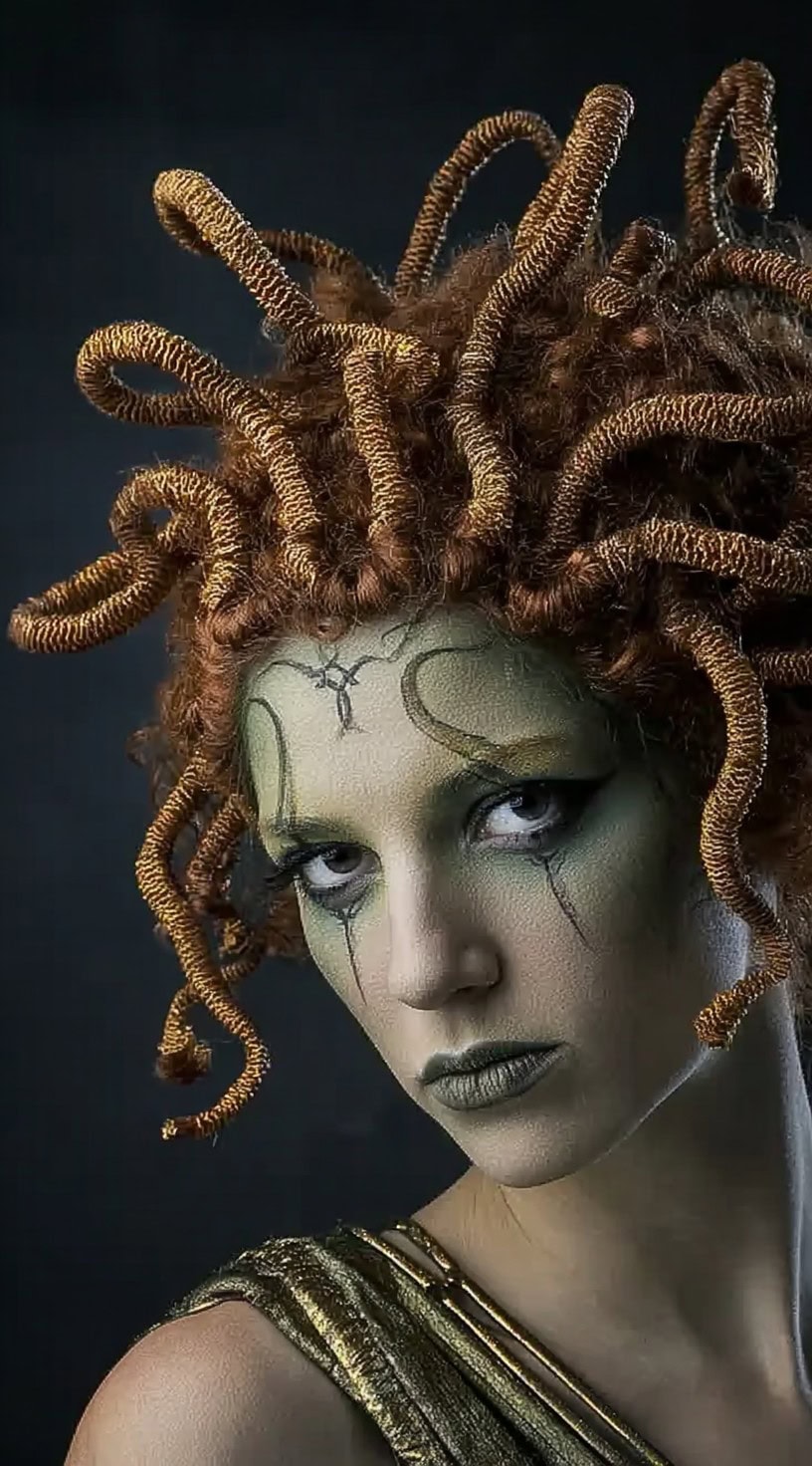 22 Medusa Hair Ideas: Spellbinding Halloween Hairstyles to Try This ...