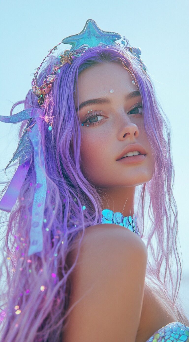 28 Mermaid Hairstyles: Dive into These Magical Looks for Halloween ...