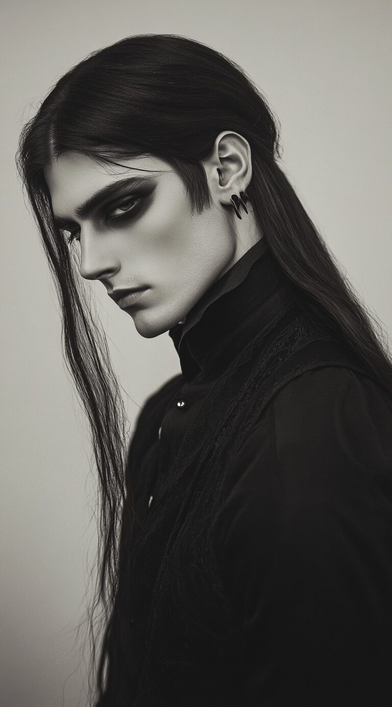 29 Vampire Hairstyles for Men: Stand Out This Halloween | LooksNiceOnMe