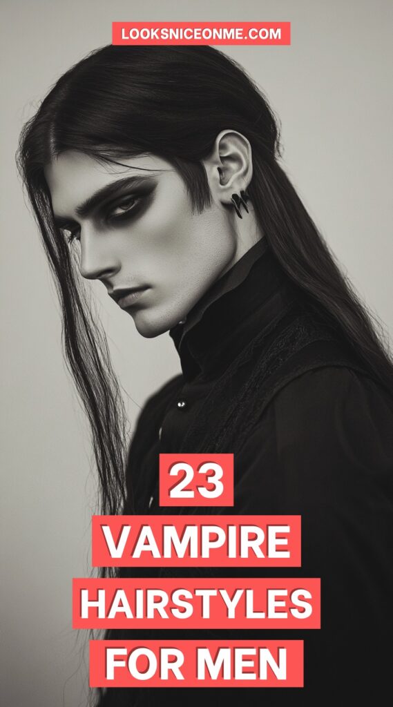 29 Vampire Hairstyles for Men: Stand Out This Halloween | LooksNiceOnMe