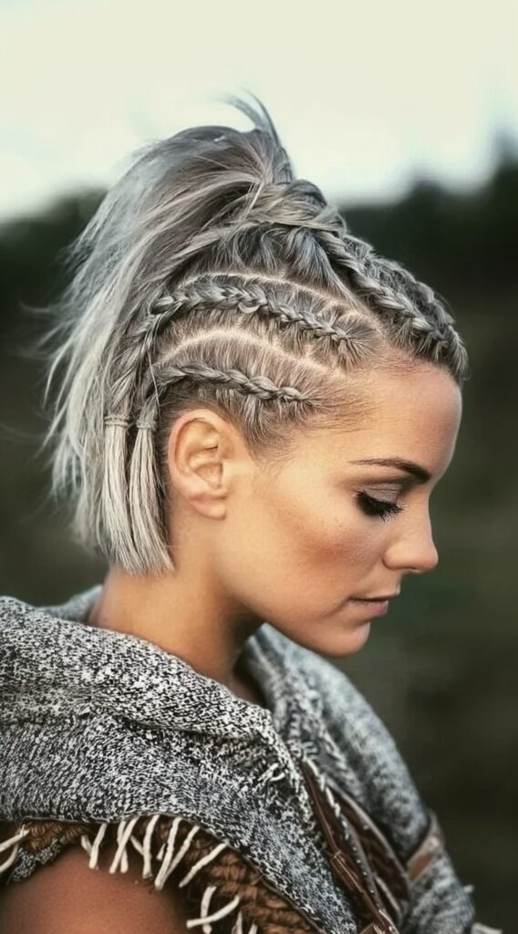 25 Viking Hairstyles for Women with Short Hair: Unleash Your Inner ...