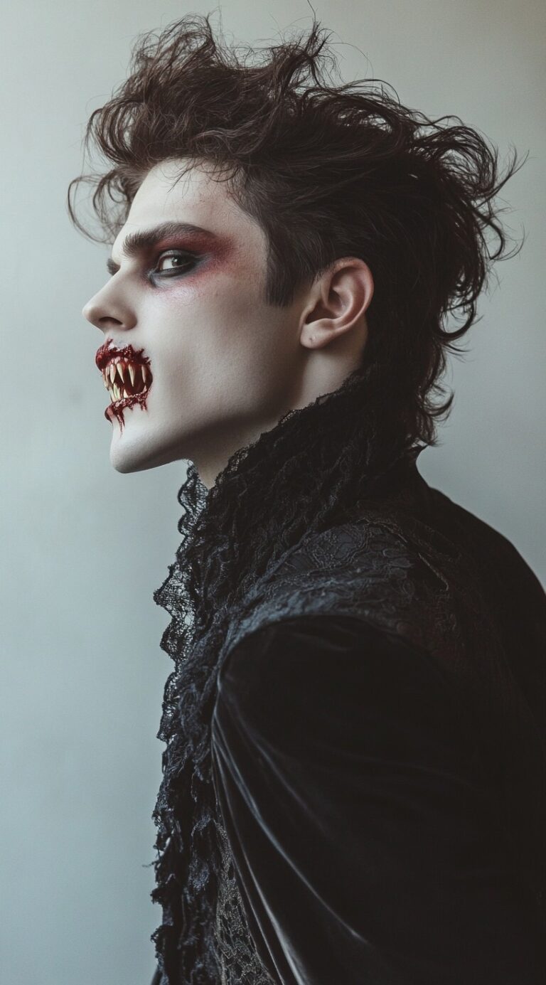 29 Vampire Hairstyles for Men: Stand Out This Halloween | LooksNiceOnMe