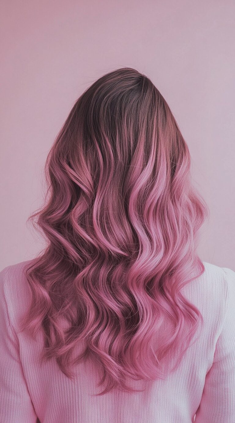 21 Pretty Pink Highlights in Brown Hair: Fun and Flirty Hairstyle Ideas ...