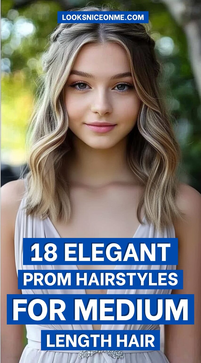 18 Elegant Prom Hairstyles for Medium Length Hair: Stylish Ideas to ...