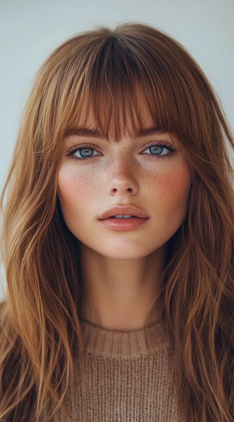 23 Face Framing Layers with Bangs Ideas: Effortless Beauty and Style | LooksNiceOnMe