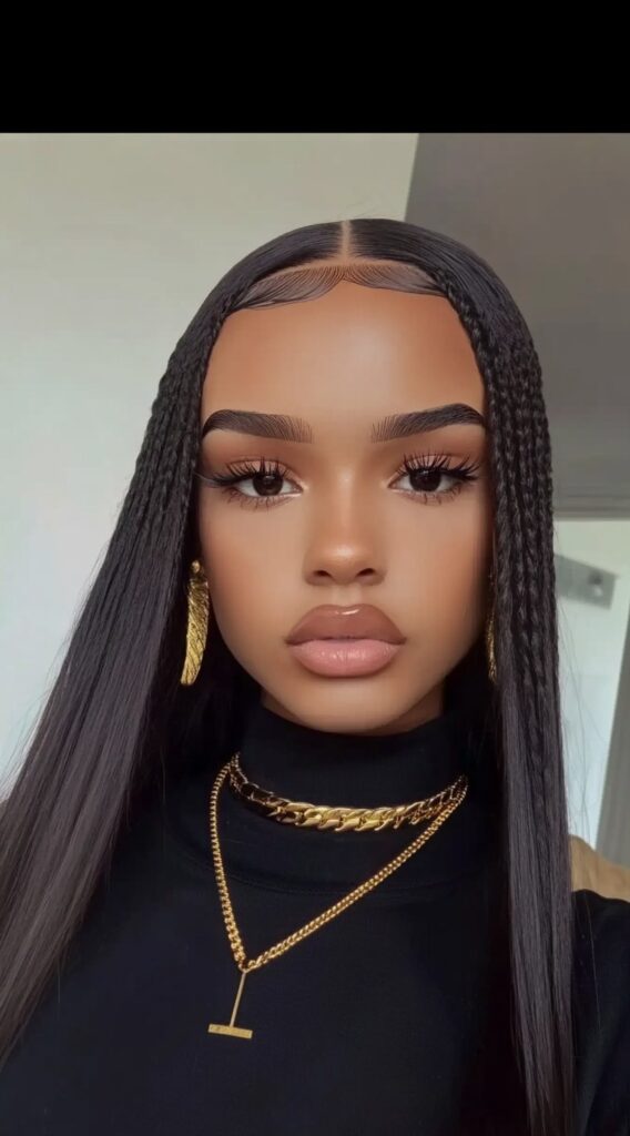 27 Flawless Middle Part Hairstyles for Black Women: Versatile Ideas for ...