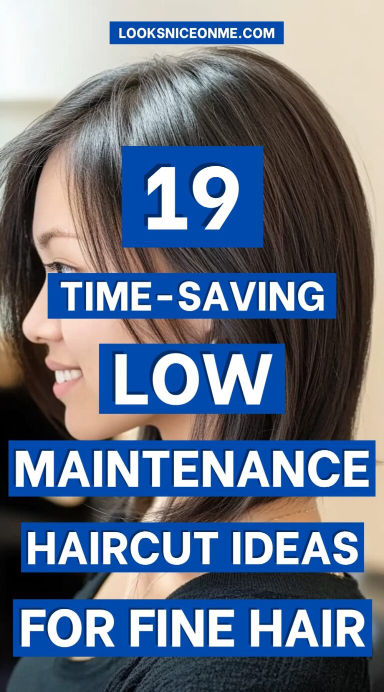 19 Time-Saving Low-Maintenance Haircut Ideas for Fine Hair: Cuts That ...
